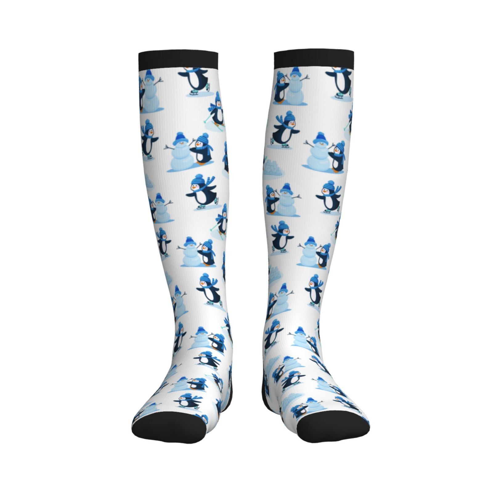 Bixox Penguin Winter Fun Print Compression Socks,Compression Socks ...