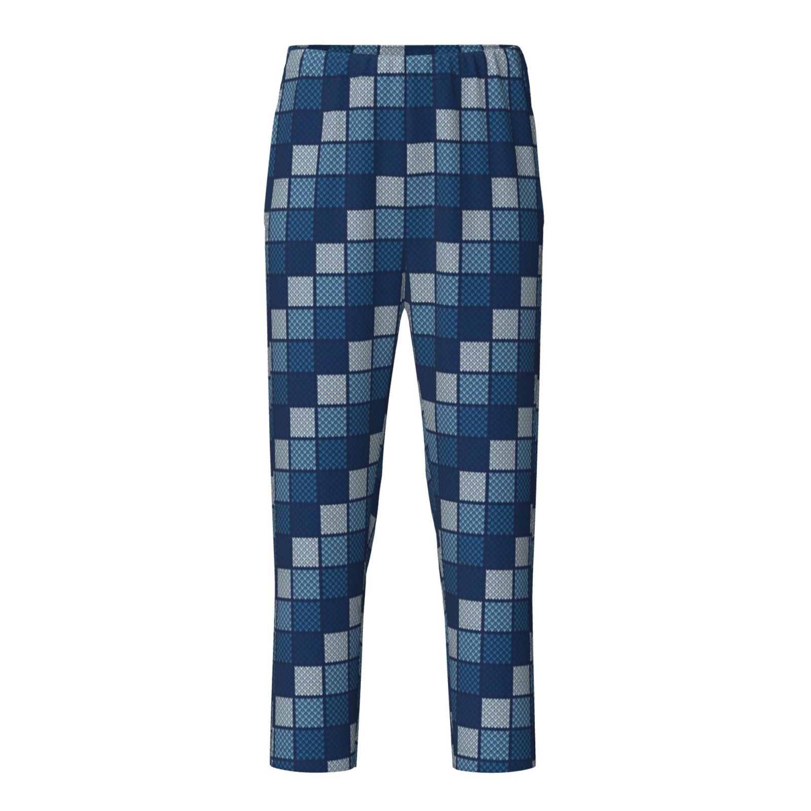 Bixox Pixel Grid Print Boys Pajama Pants Sleep Pants Soft Elastic Waist ...