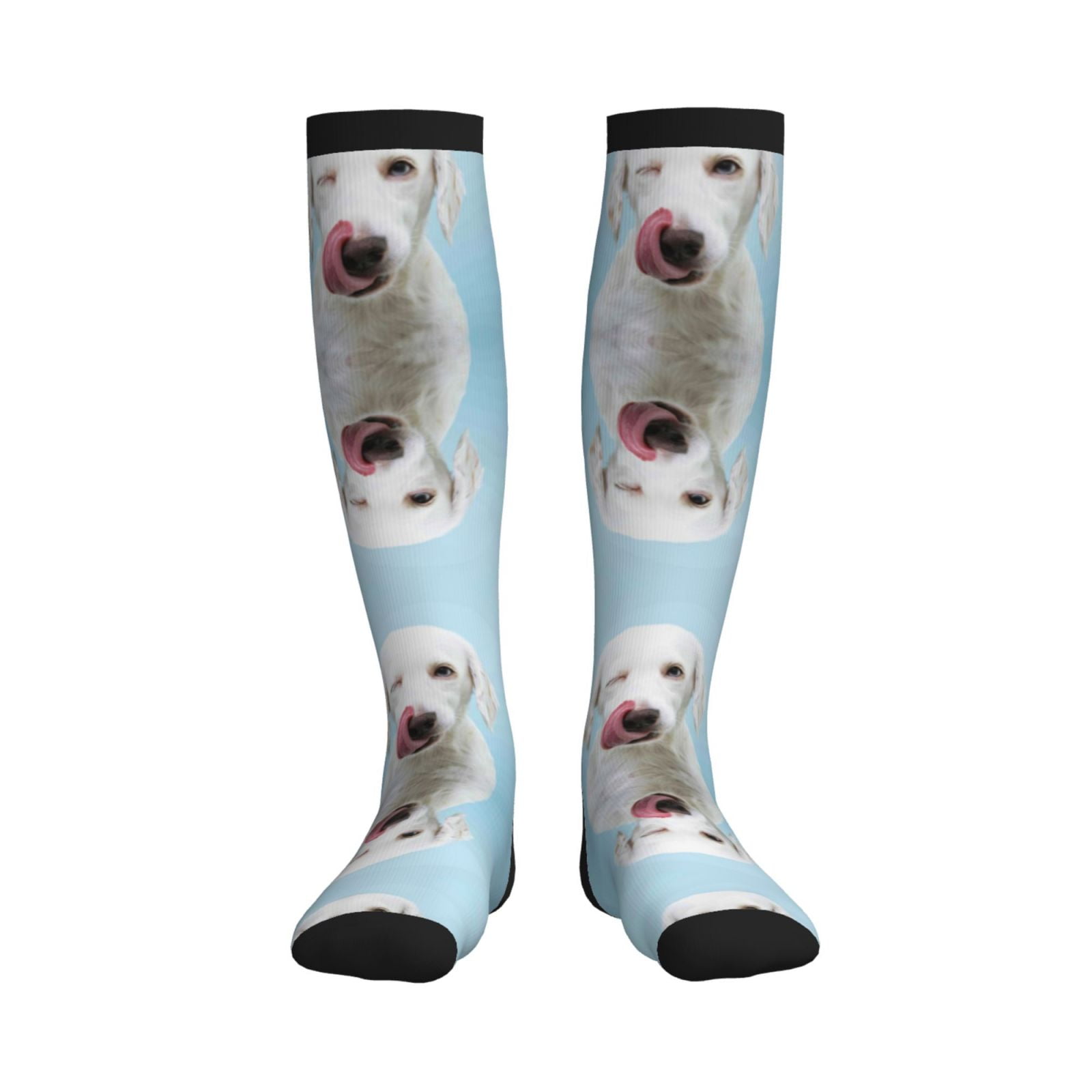 Bixox Puppy Licks Nose Print Compression Socks,Compression Socks Women ...