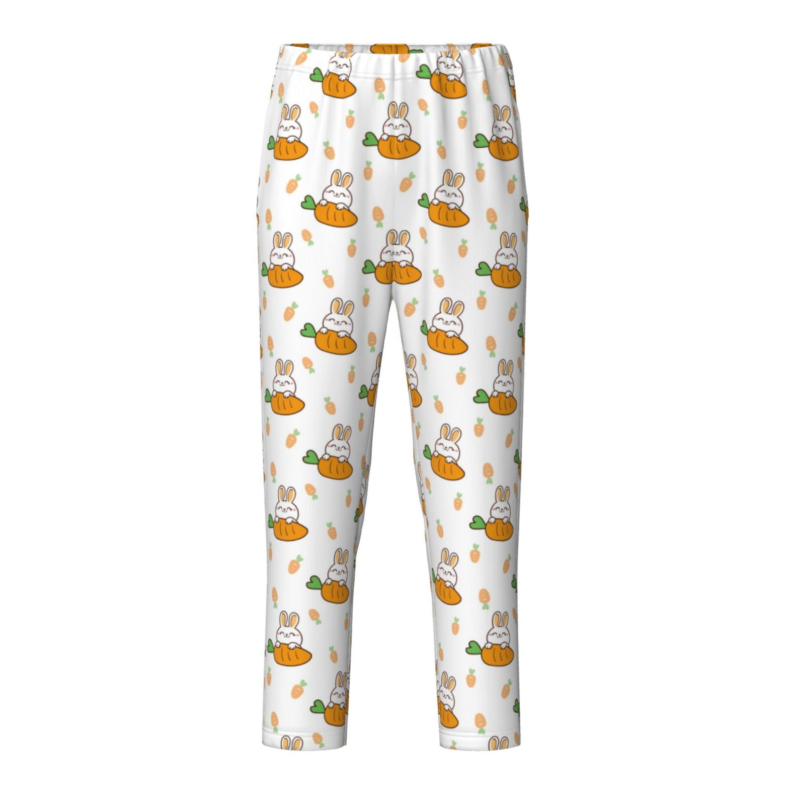 Bixox Rabbit And Carrot Print Boys Pajama Pants Sleep Pants Soft ...