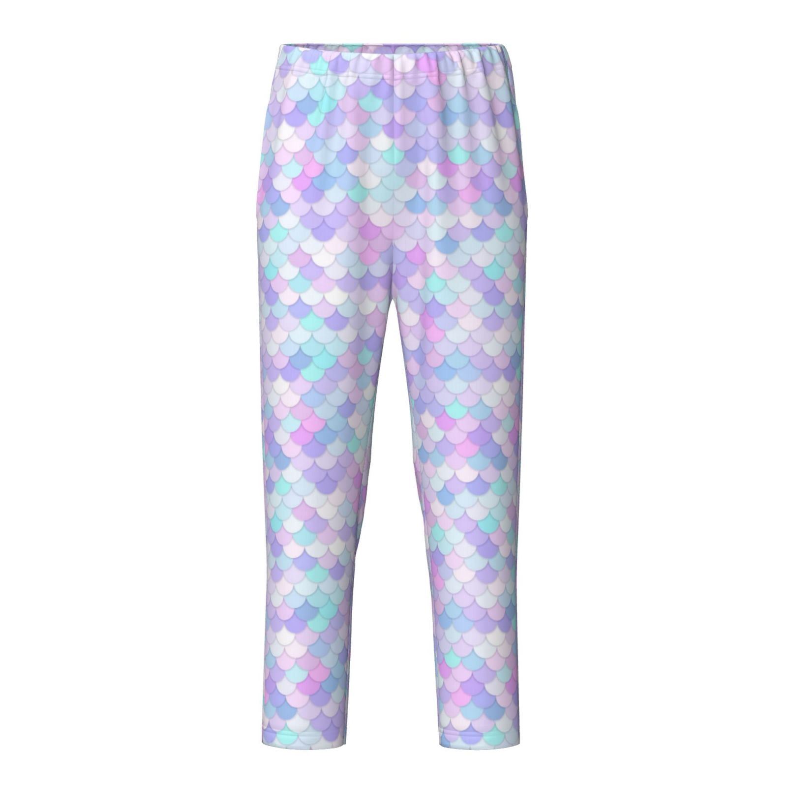 Bixox Rainbow Scales Print Boys Pajama Pants Sleep Pants Soft Elastic ...