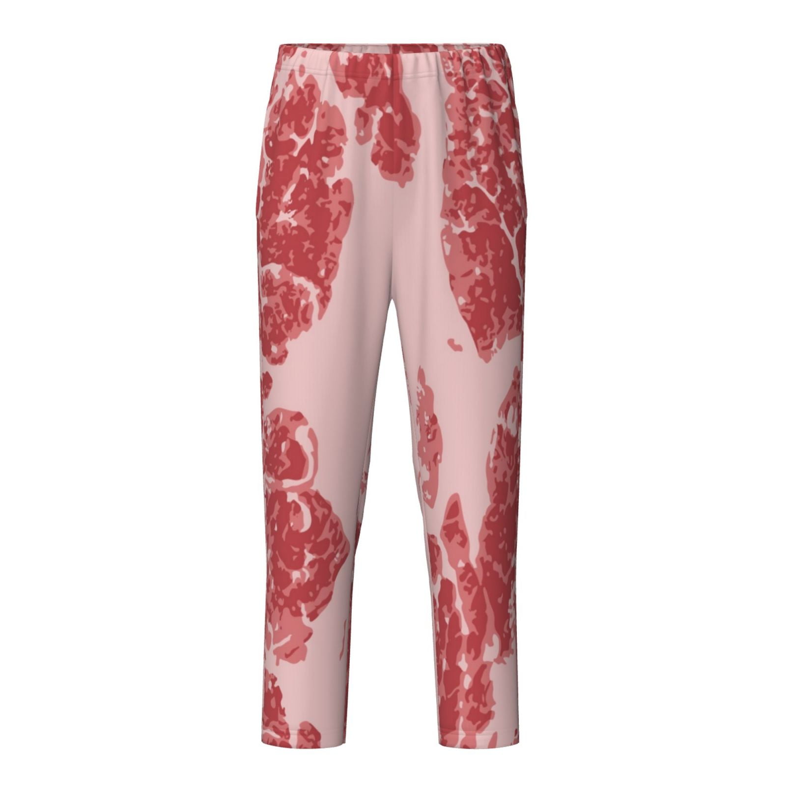 Bixox Red Meat Print Boys Pajama Pants Sleep Pants Soft Elastic Waist ...