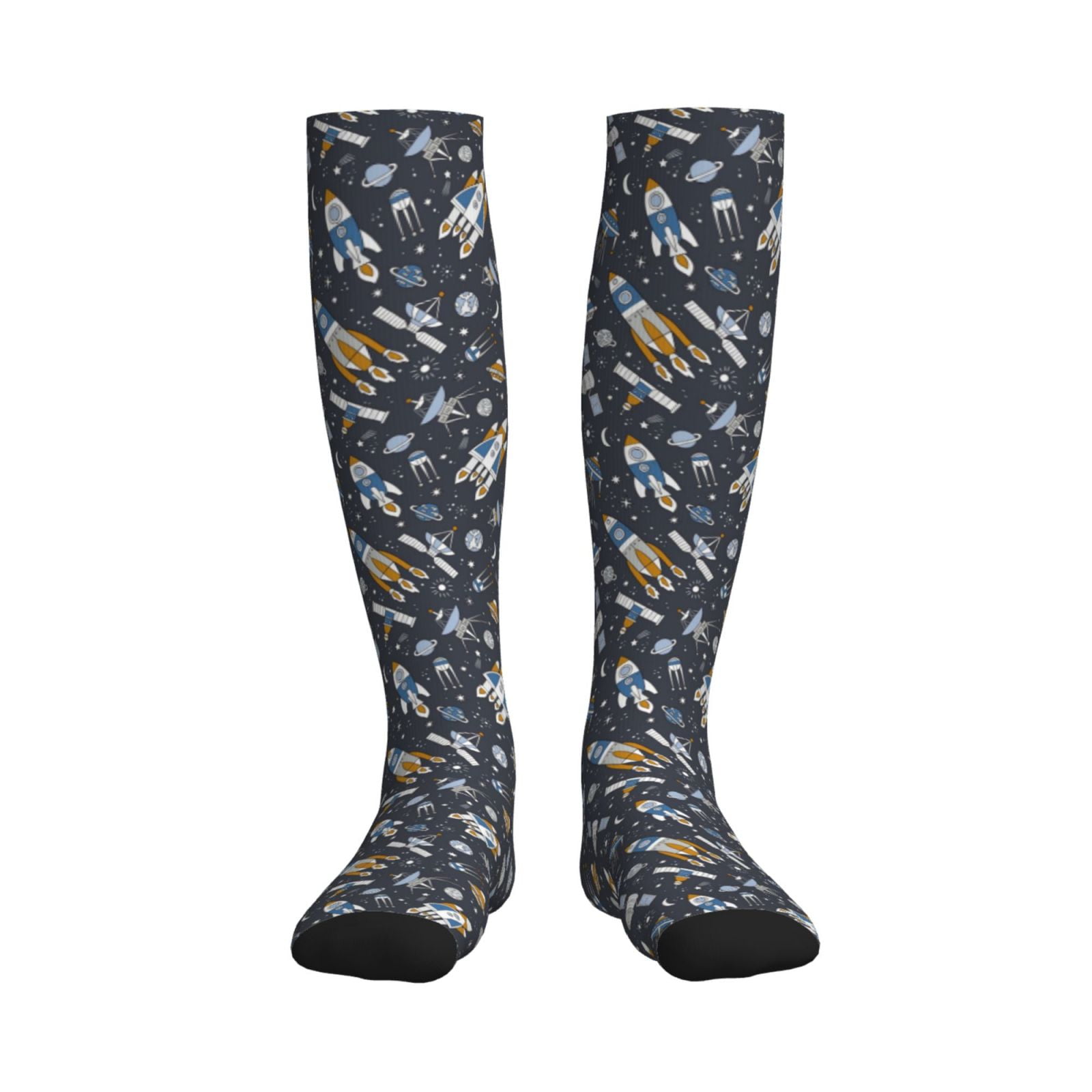 Bixox Space Cars Print Compression Socks,Compression Socks Women & Men ...