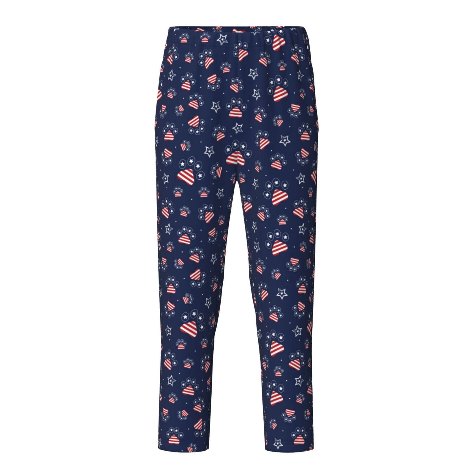 Bixox Star Dog Paw Print Boys Pajama Pants Sleep Pants Soft Elastic ...