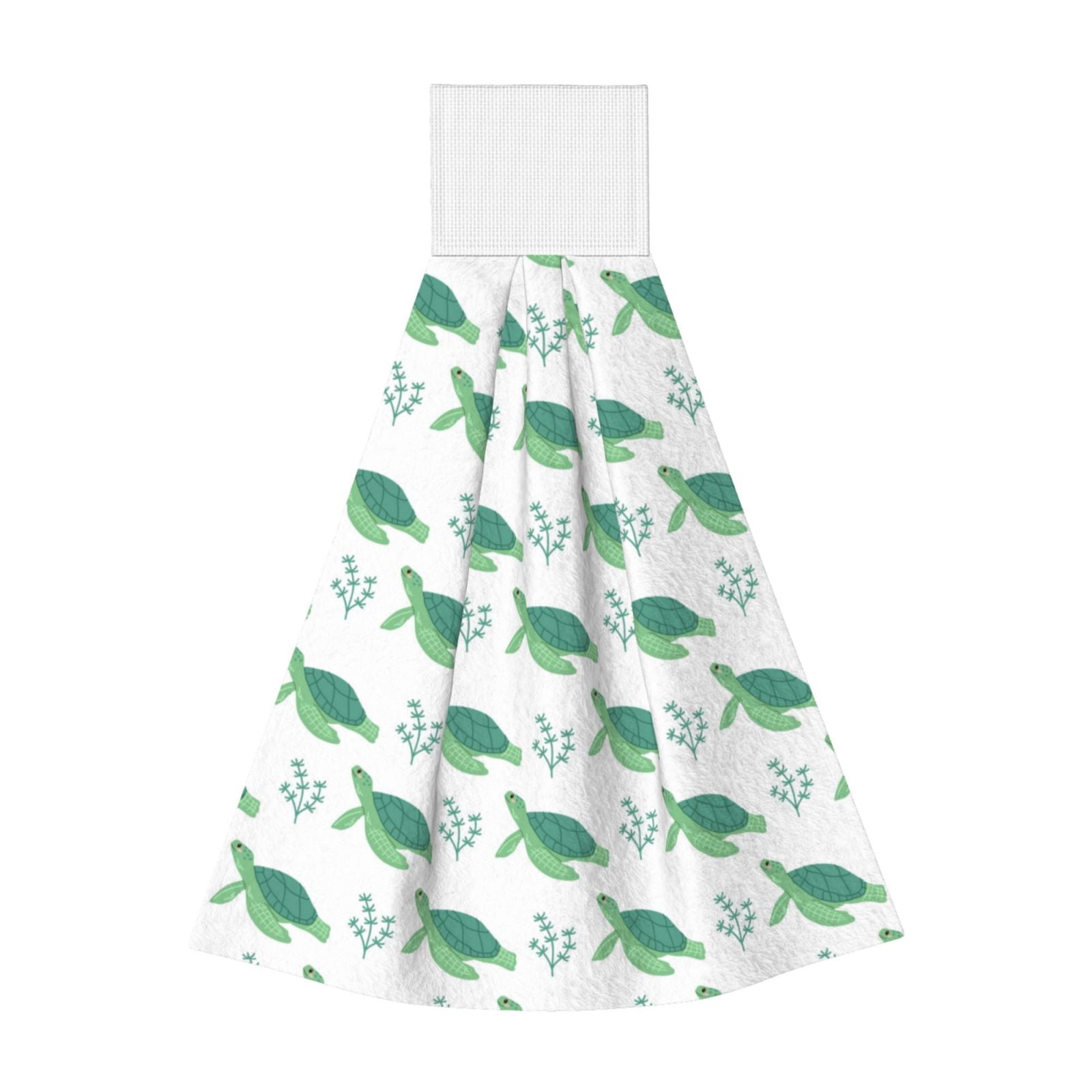 Bixox Turtle Print Hand Towels for Bathroom Kitchen Fingertip Towel ...