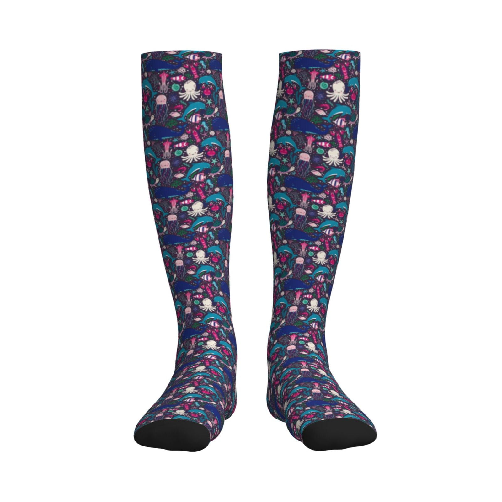Bixox Underwater Animals Print Compression Socks,Compression Socks ...