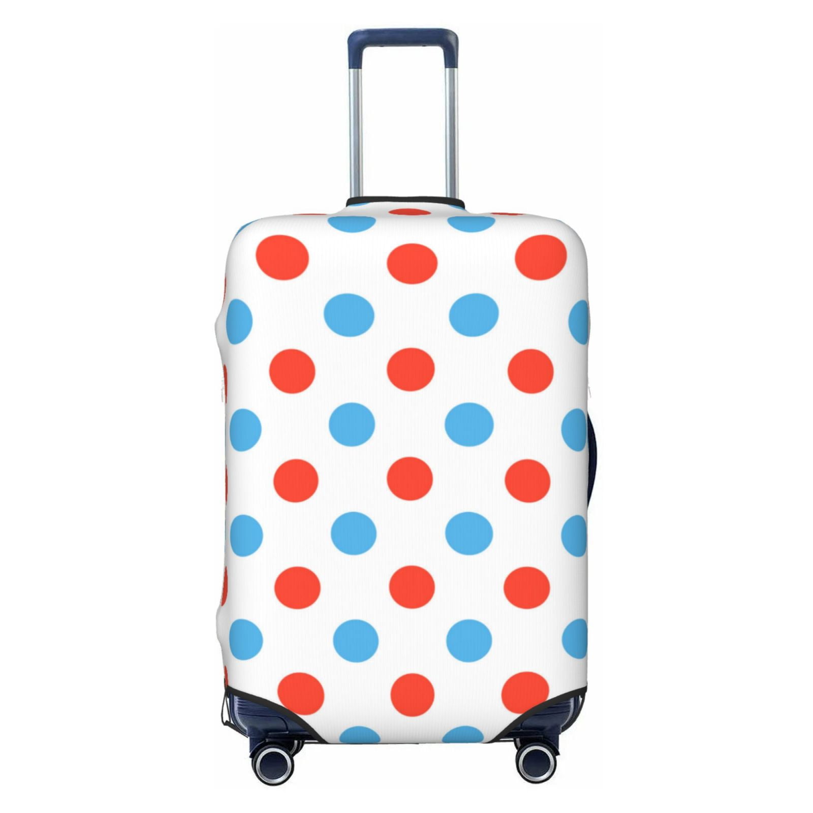 Bixox Washable Red Blue Polka Dots Printed Luggage Cover, Fashion ...