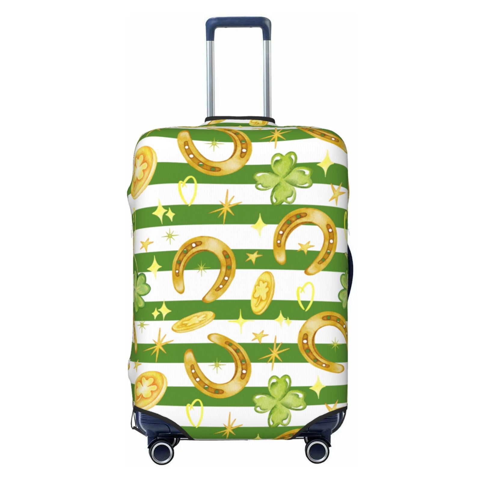 Bixox Washable Watercolor St Patrick Day Printed Luggage Cover, Fashion ...