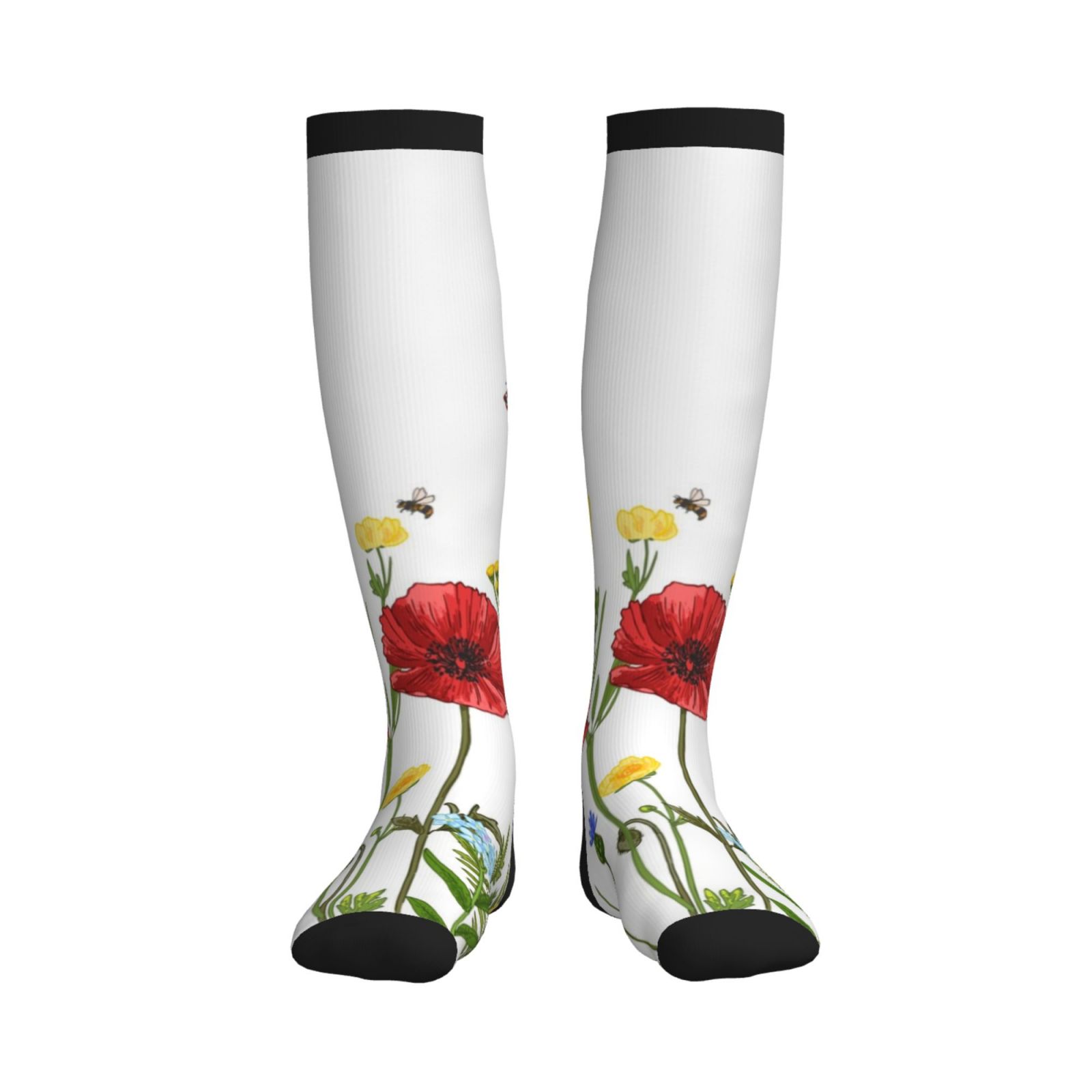 Bixox Wild Herbs Print Compression Socks,Compression Socks Women & Men ...