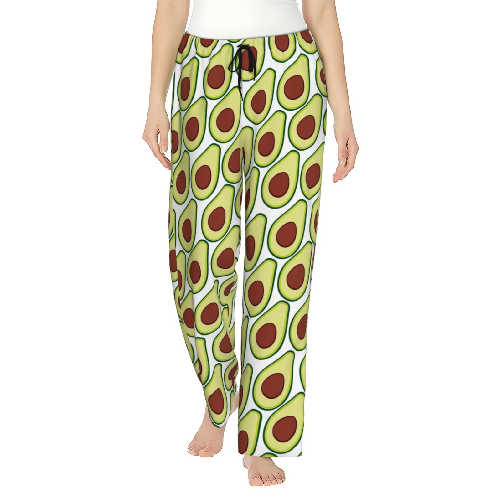 Bixox Women's Avocado Patterned Pajama Pants Loungewear - Walmart.com
