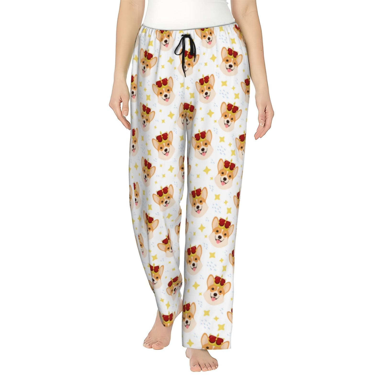 Bixox Women's Funny Corgi Patterned Pajama Pants Loungewear - Walmart.com