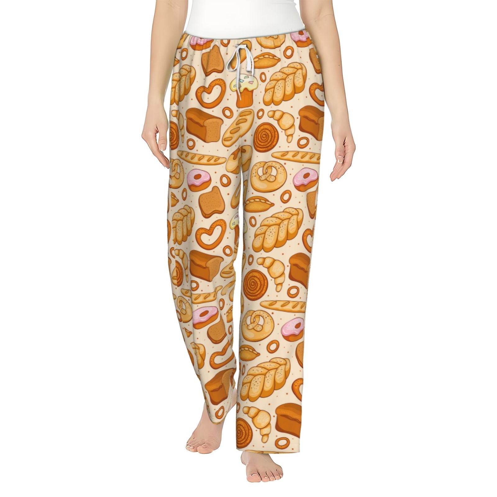 Bixox Women's Various Bread Patterned Pajama Pants Loungewear - Walmart.com