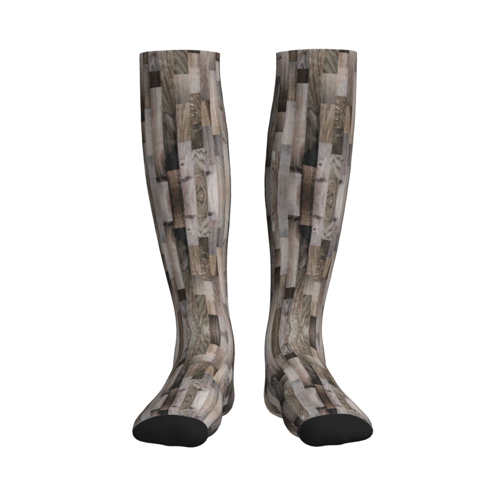 Bixox Wooden Texture Print Compression Socks,Compression Socks Women ...