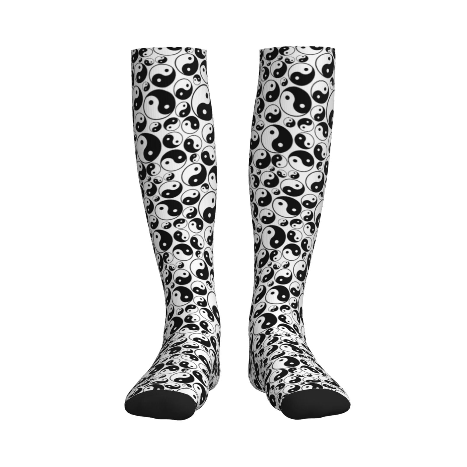 Bixox Yin And Yang Print Compression Socks,Compression Socks Women ...