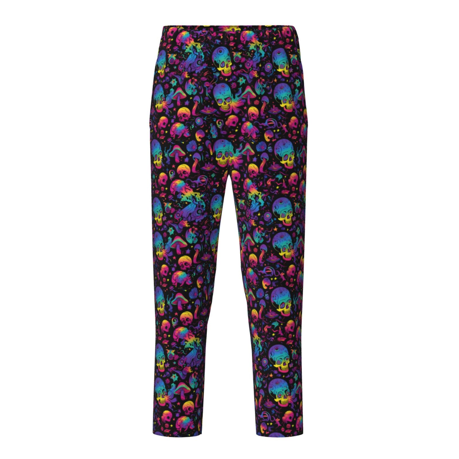 Bixox mushroom colorful Skull Print Boys Pajama Pants Sleep Pants Soft ...