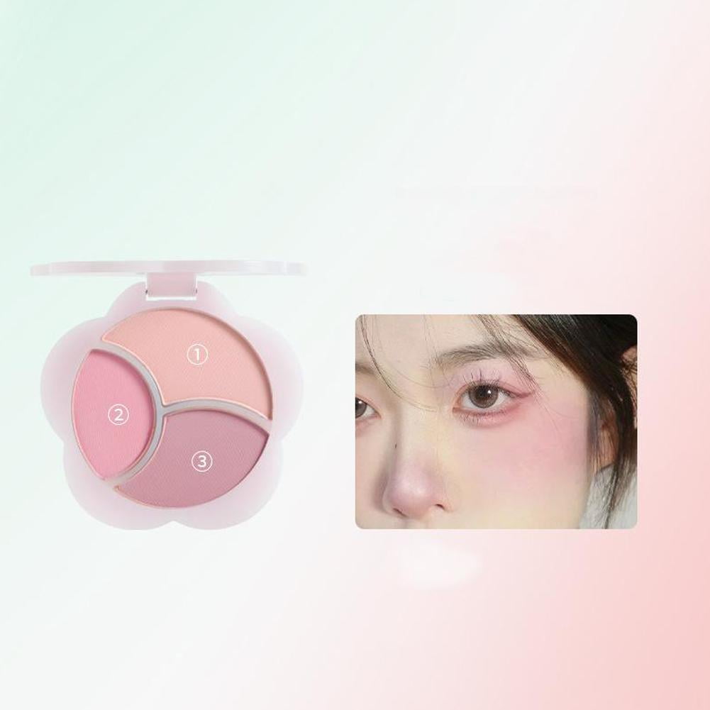 Biya Matte Threecolor Blush Ong-lasting Without Smudging, Colour ...