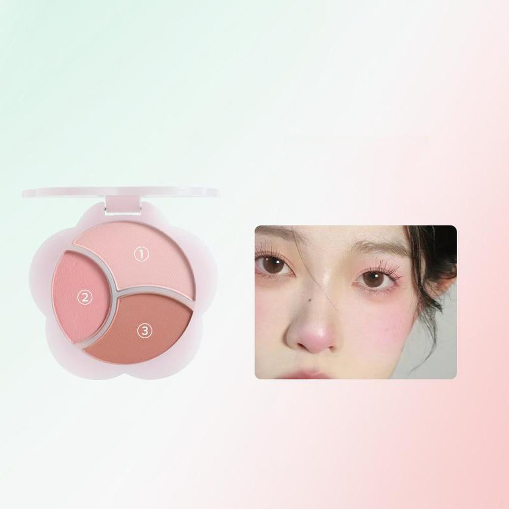 Biya Soft Matte Three-color Blush Ong-lasting Without Smudging, Ren ...
