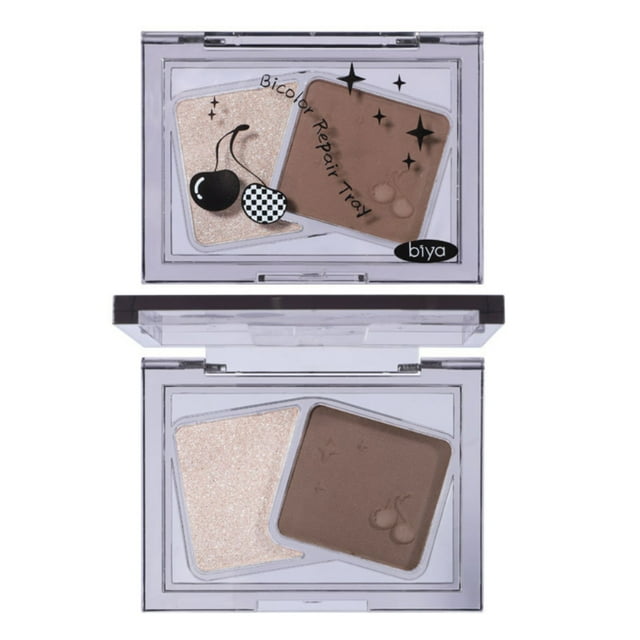 Biya two-color light and shadow dressing powder high-gloss matte ...