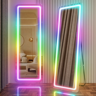 Ozarke 3D Triangle Infinity Mirror Light, LED Wall Mirror RGB - Large ...