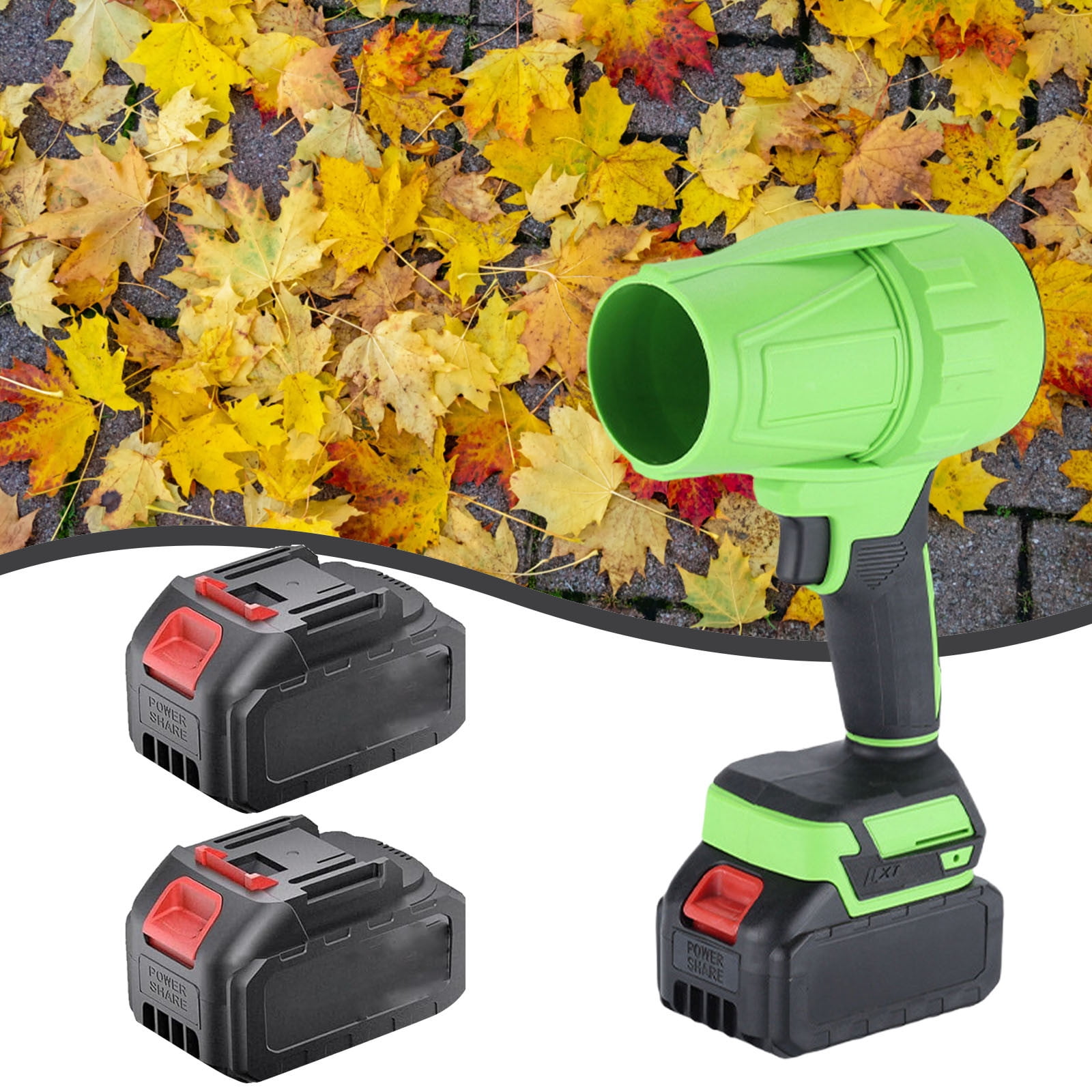 Biyua Home Decor Cordless Handheld Leaf Blower Equipped with A ...