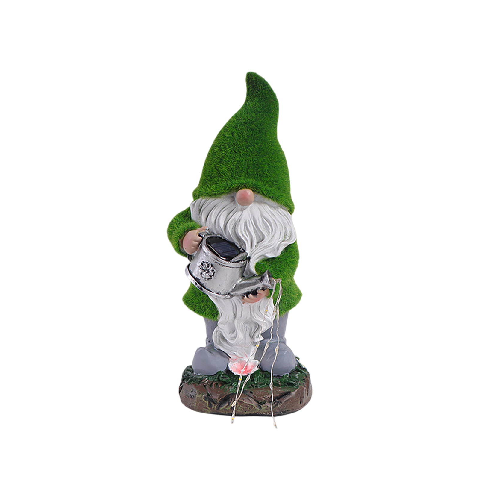 Biyua Home Decor Garden Dwarf Decoration Solar Light Dwarf Statue ...