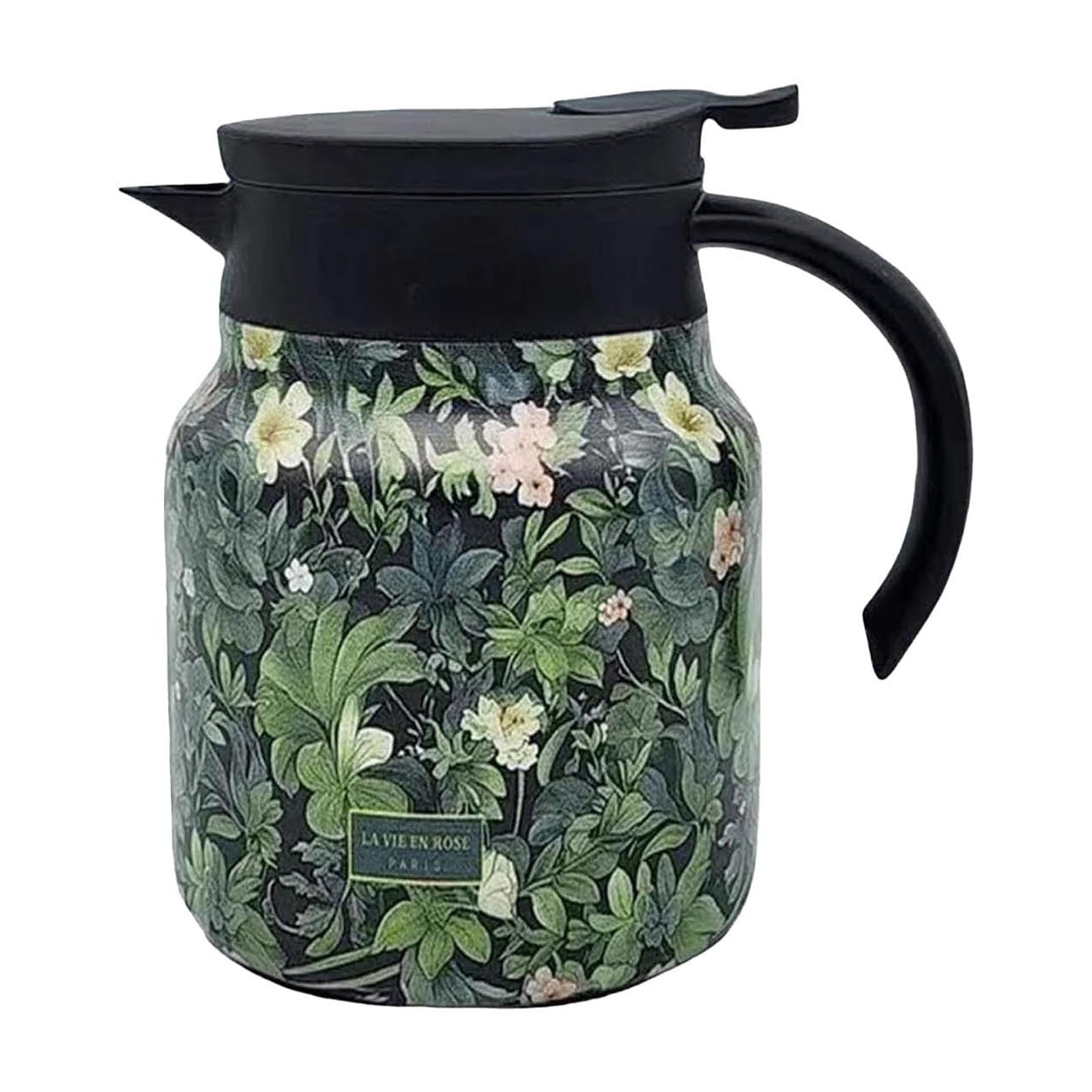 Biyua Home Decor Vintage Floral Pattern Tea 2025 New Tea Pot Tea Built ...