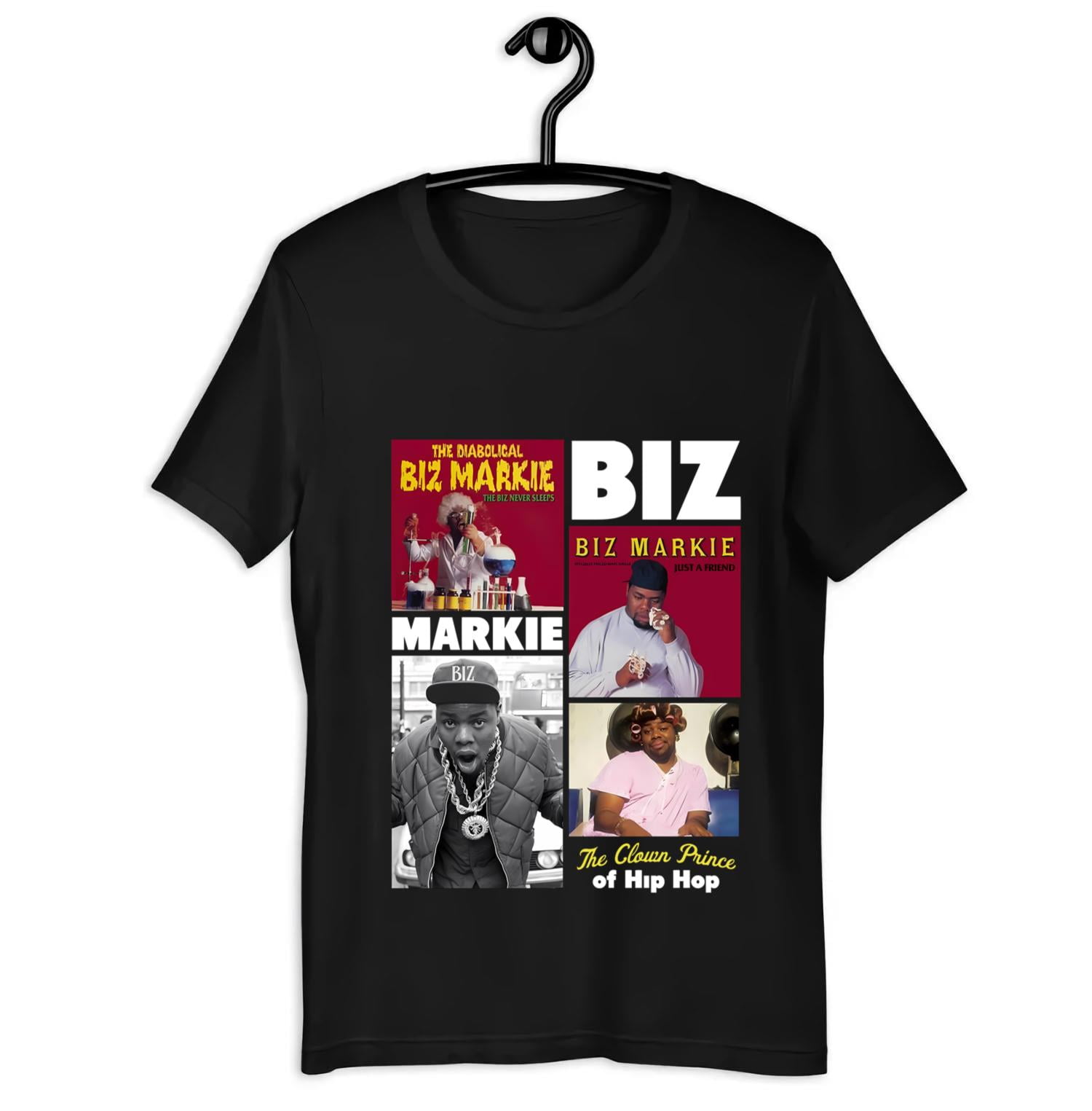 Biz Markie Clown Prince Collage Black T-Shirt - Walmart.com