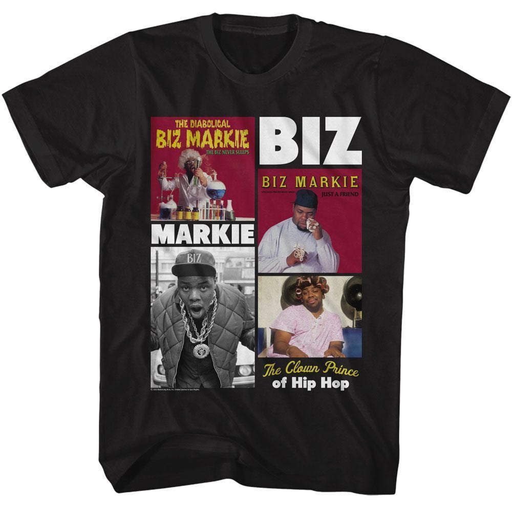 Biz Markie Clown Prince Collage Music Shirt - Walmart.com