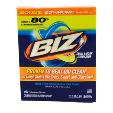 Biz Stain & Odor Eliminator Laundry Additive Remover Booster, 50 Fluid ...