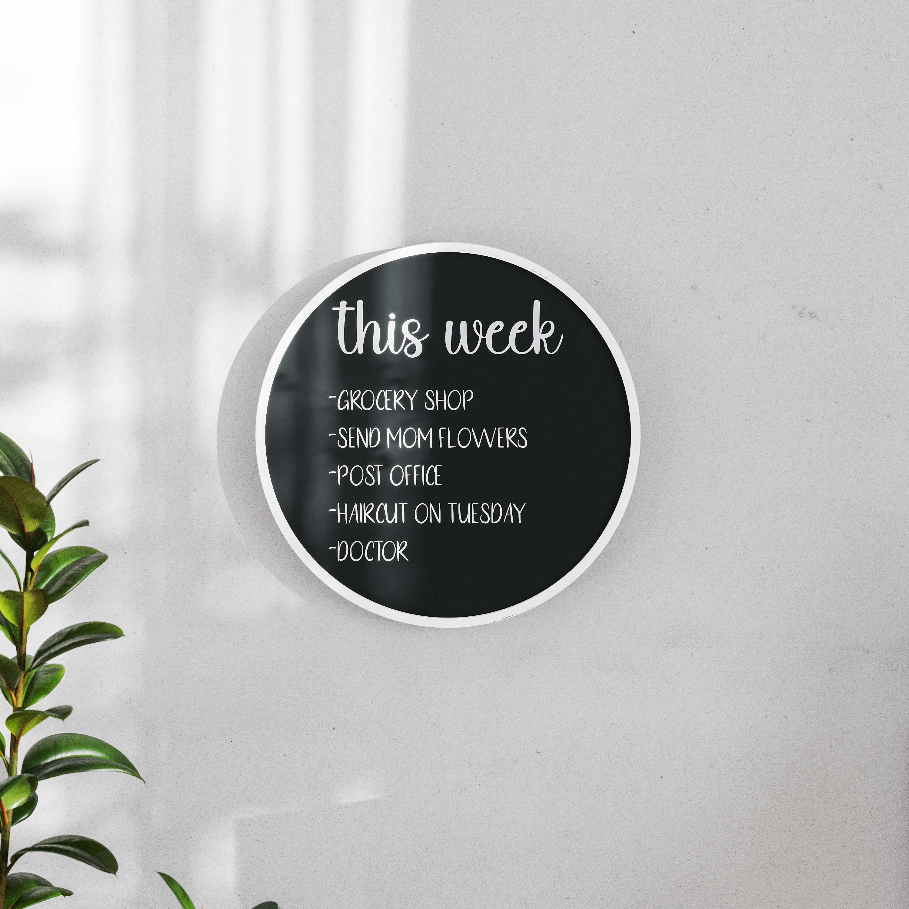 BizChair Wall Mounted Magnetic Chalkboard with Eraser and Hanging ...
