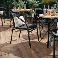 Learniture Academic Mobile Stack Chair -Black (Pack of 4) - Walmart.com