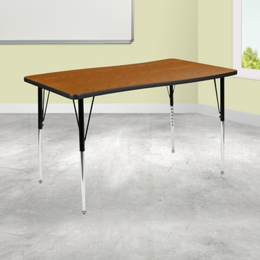 OFM Adapt Series Rectangle Student Table - 23-31″ Height Adjustable ...
