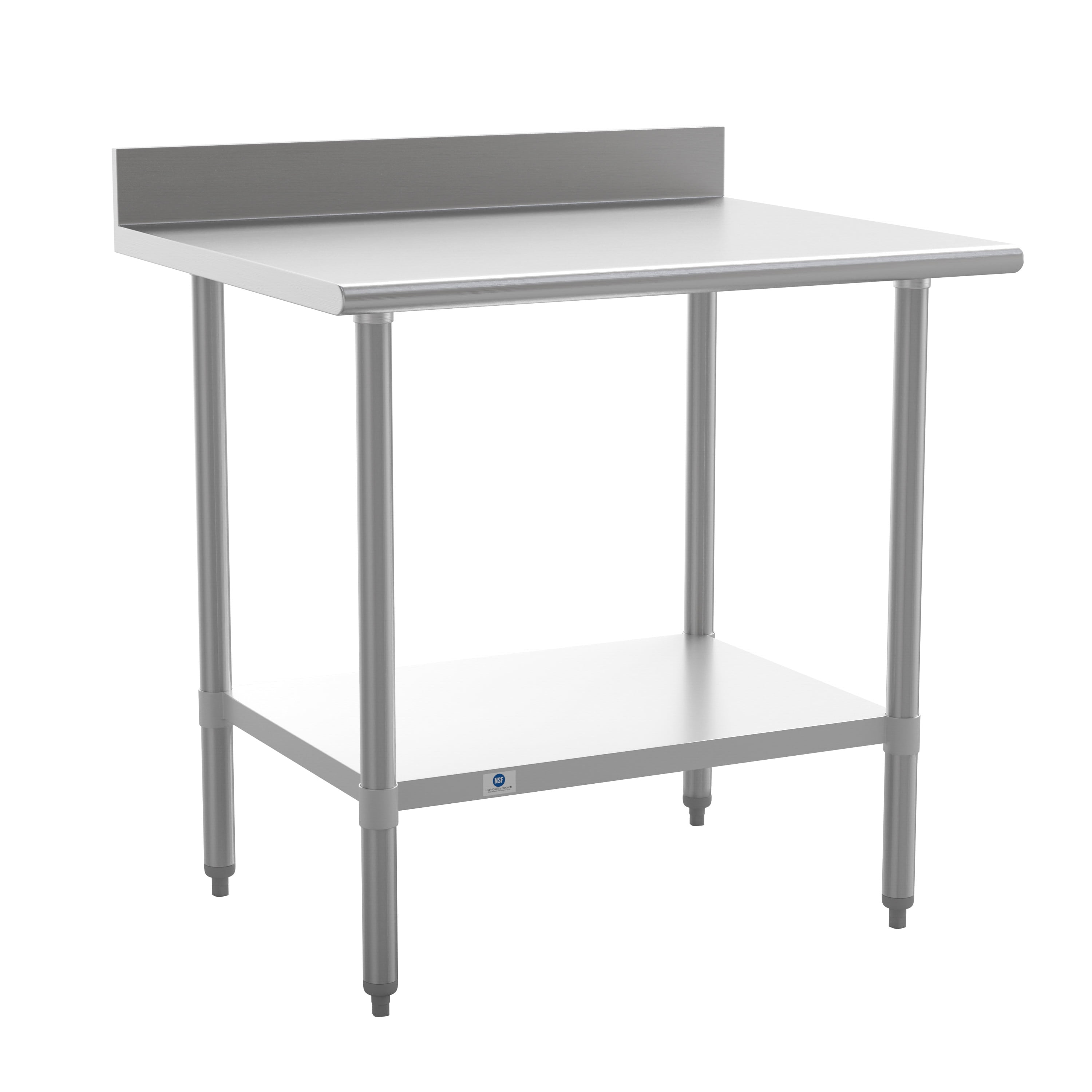 BizChair 30" x 36" Adjustable Shelf Stainless Steel General Purpose ...