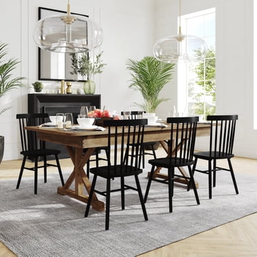 Merrick Lane 7' x 40" Rectangular Antique Rustic White Solid Pine ...