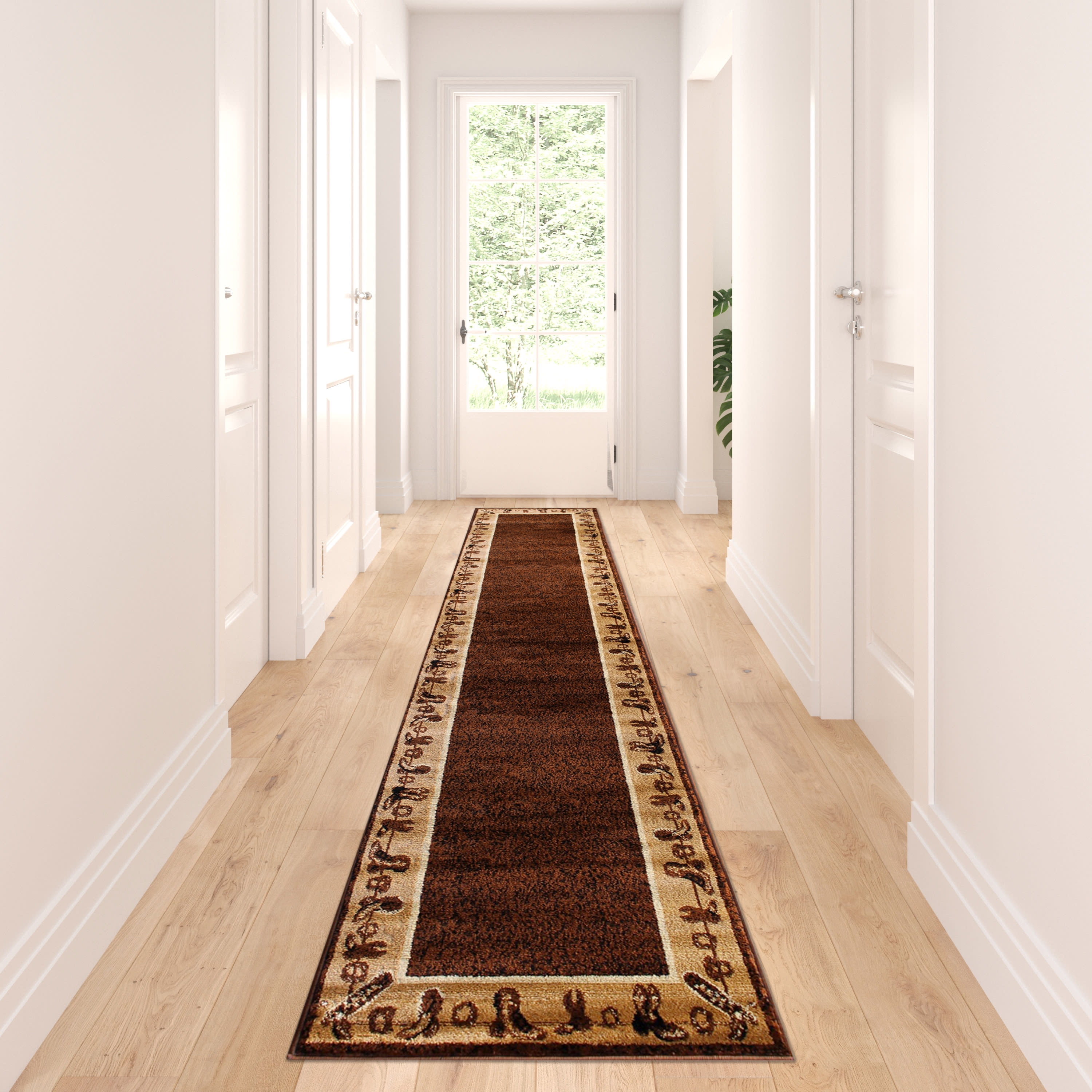 BizChair Cowboy Runner Area Rug Design L 375 (2 Feet 4 Inch X 10 Feet 9 ...