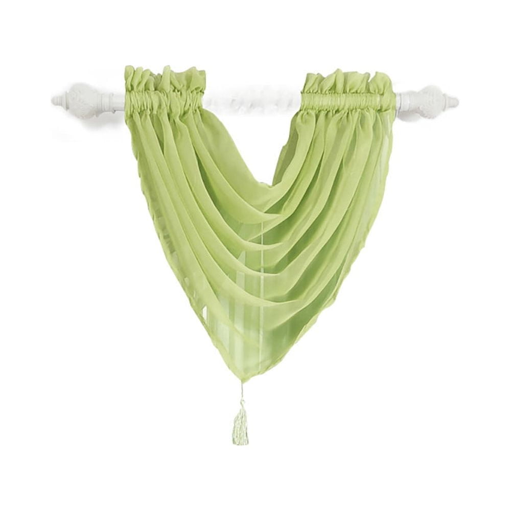 Bizhua Clearance Voile Curtain Swags All Colours Pelmet Valance Net ...