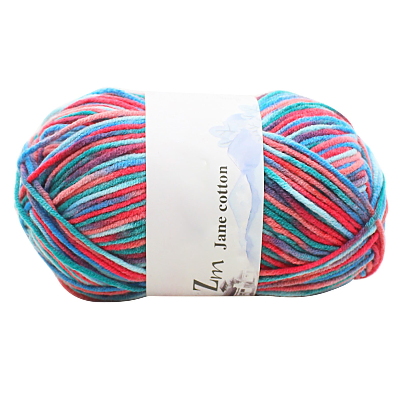 Bizhua Diy Knitting Diy Milk Cotton Yarn Dyed with Patterns and Colors ...