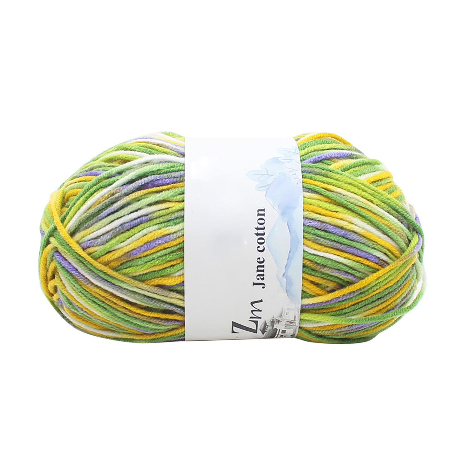 Bizhua Diy Knitting Diy Milk Cotton Yarn Dyed with Patterns and Colors ...