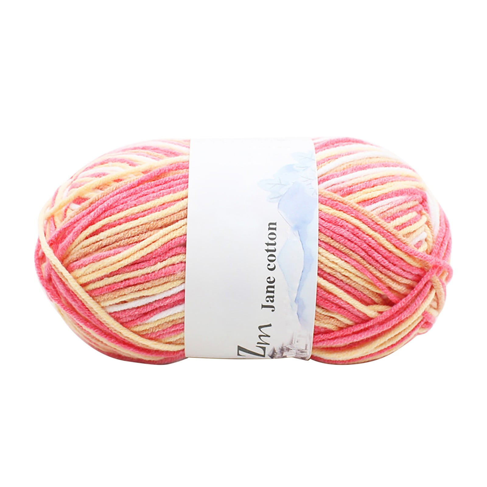 Bizhua Diy Knitting Diy Milk Cotton Yarn Dyed with Patterns and Colors ...