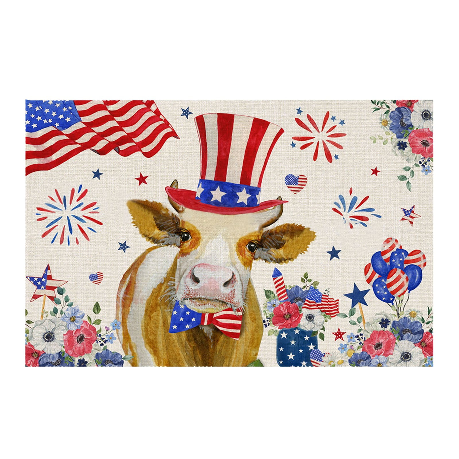 Bizhua Independence Day Doormat Lxm11362 Right Angle 16X24In=40X60 ...