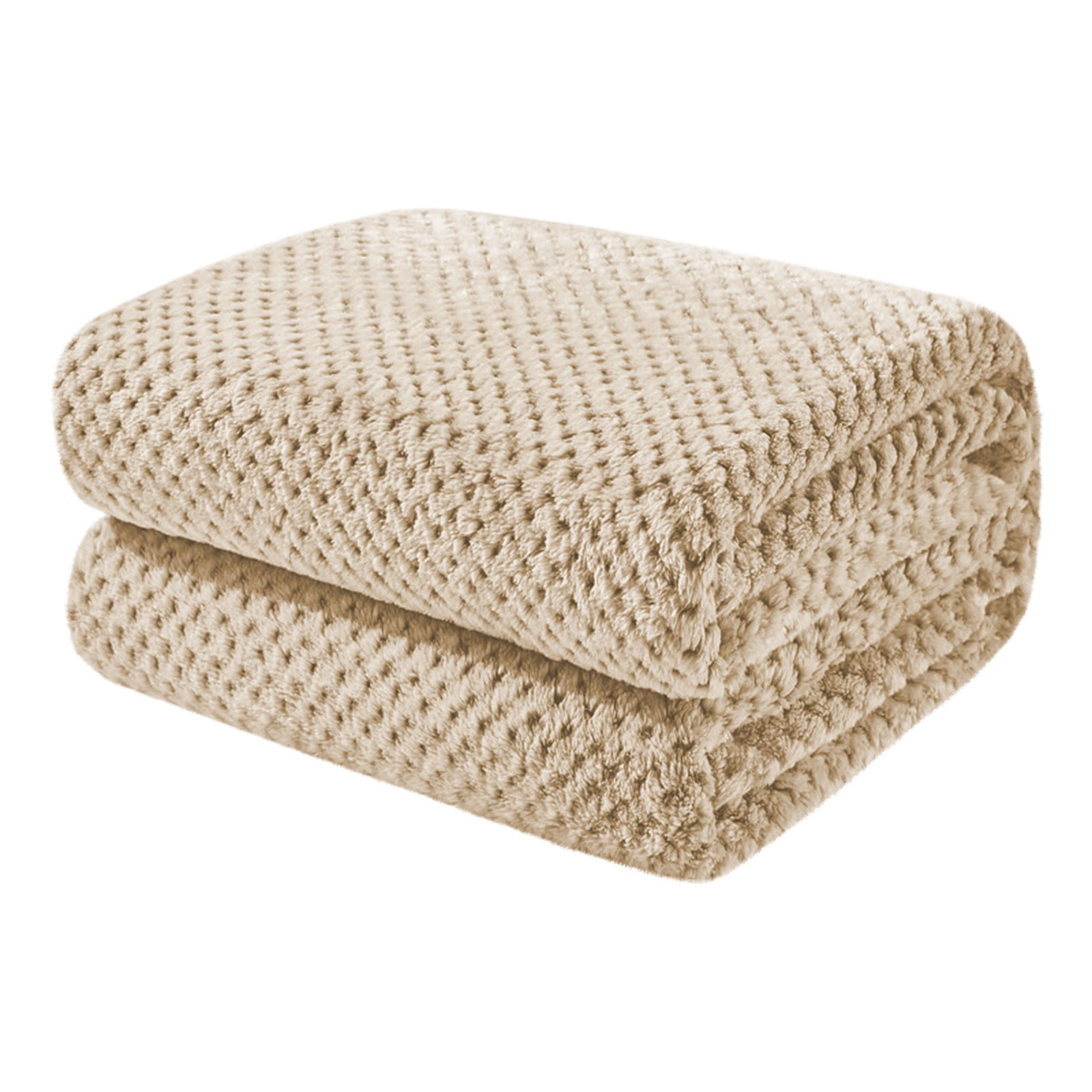Bizhua Khaki office Nap Blanket 180*200Cmfleece Throw Blanket Extra ...