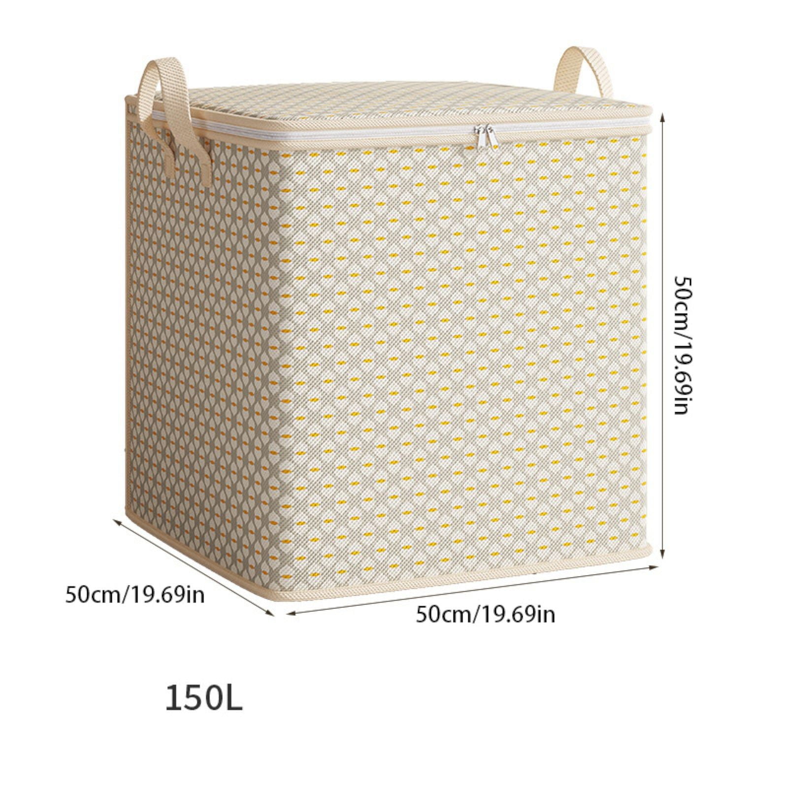 Bizhua Large-Capacity Non-Woven Fabric Corrugated Storage Bag 150Lheavy ...