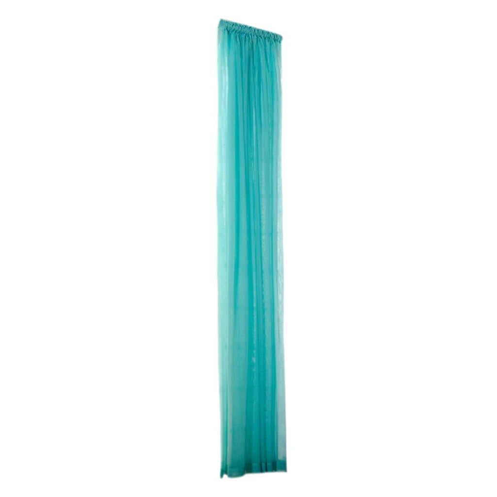 Bizhua Solid Color Glass Yarn Curtain Rod Type 240X150Cm (Height X ...