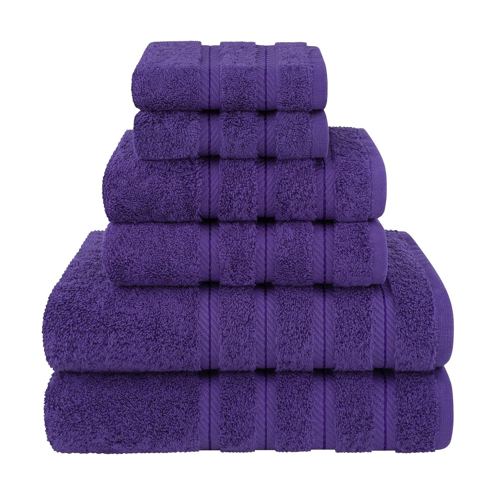 Bizhua Towel 6 Piece Towel Set Luxurious Cotton Towels for Comfort and ...