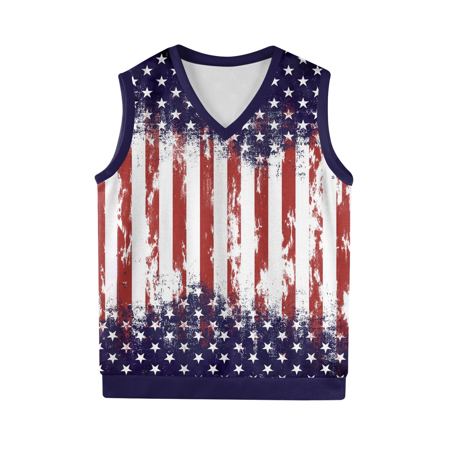 Rlmidhb American Flag 4th of July Sweater Vest for Women Independence ...