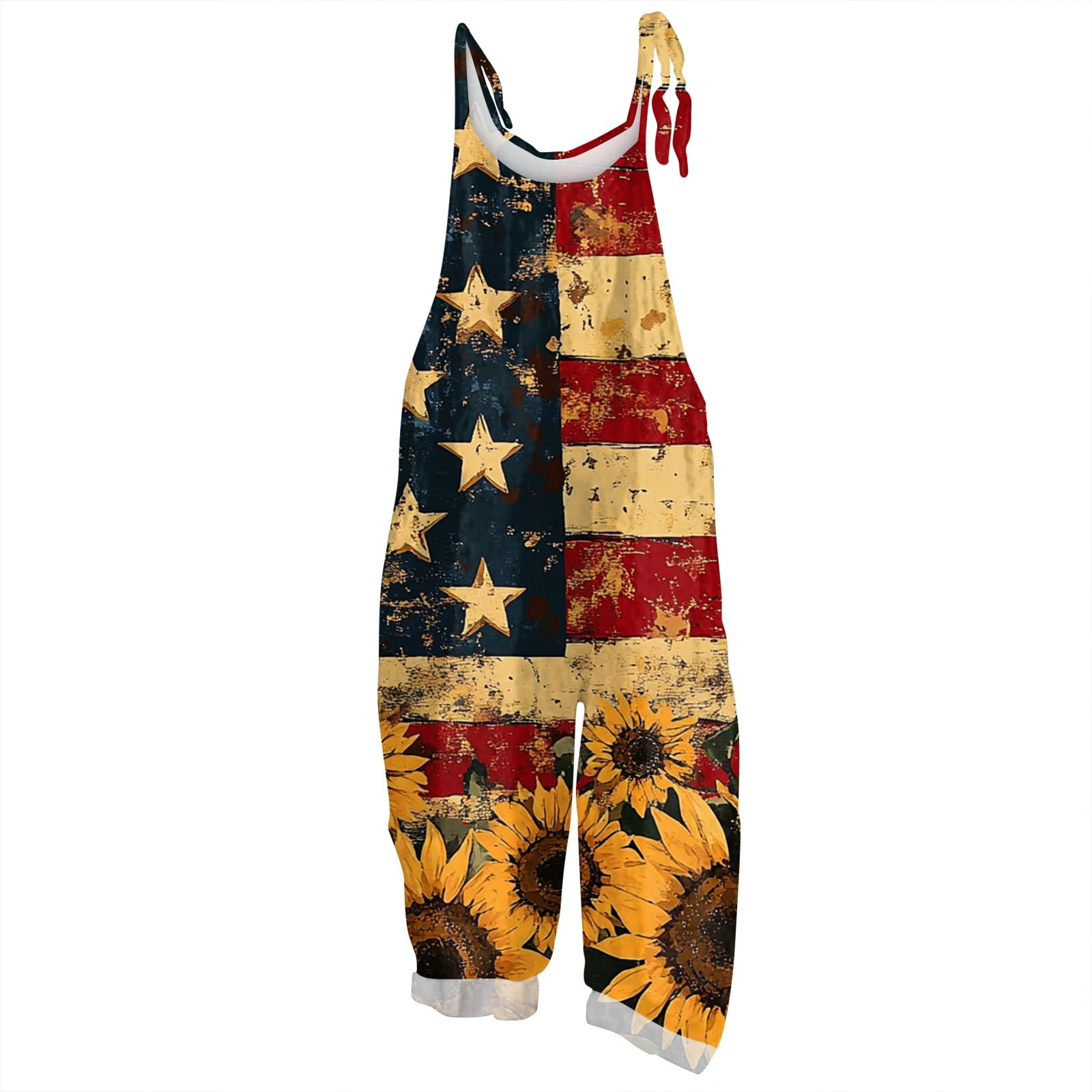 Rlmidhb American Flag Independence Day Jumpsuits for Women 4th of July ...