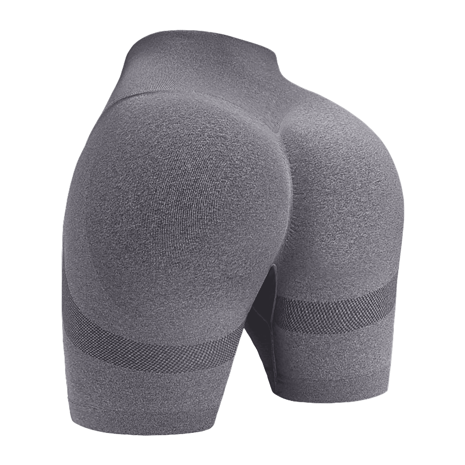 Biziza Gym Shorts for High Waisted Women Gray Quick Dry Trendy Workout ...