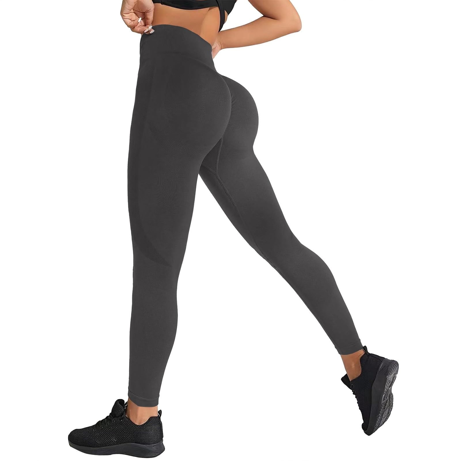 Biziza High Waisted Yoga Pants for Women 2025 Skinny Seamless Tight ...