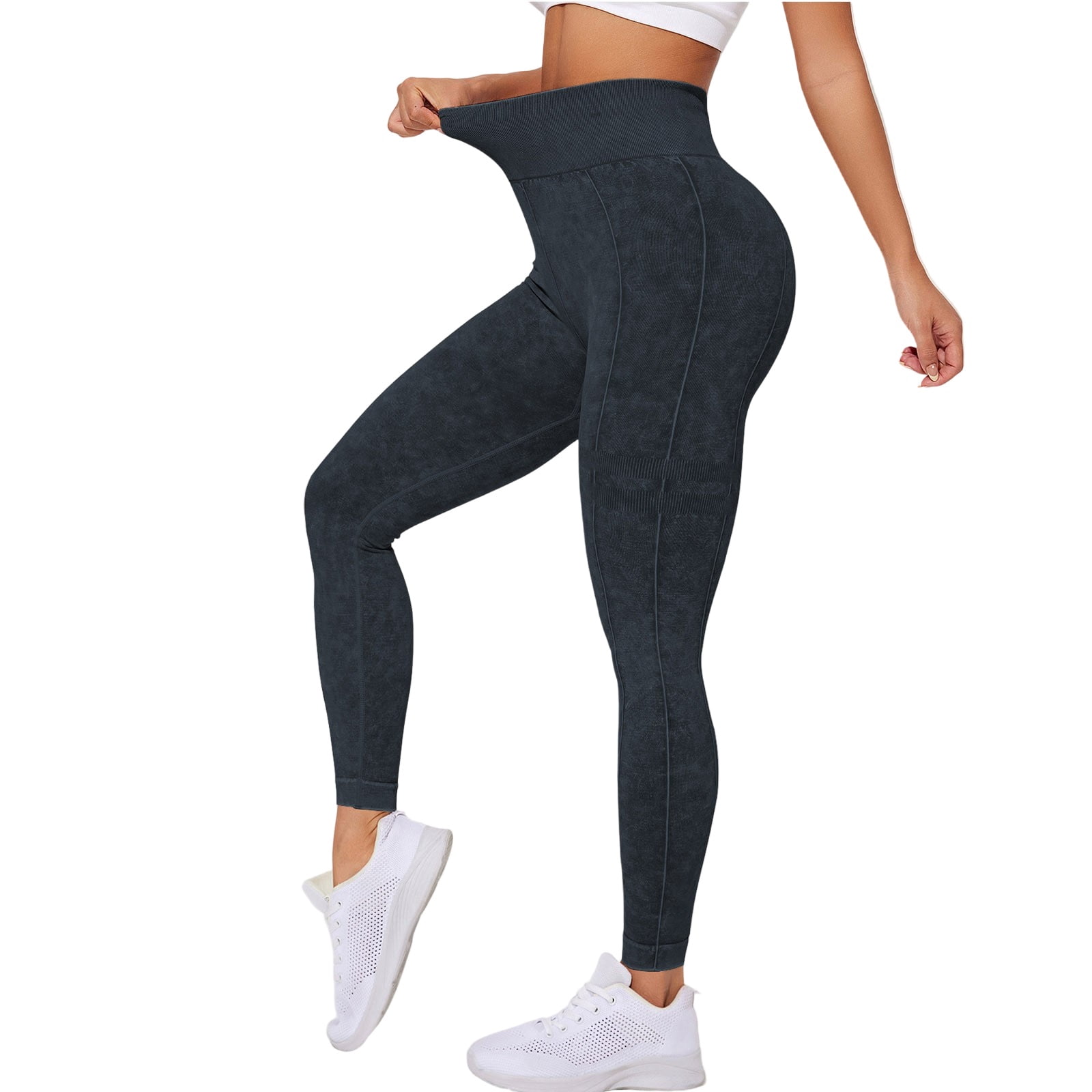 Biziza Seamless Yoga Pants for Women Skinny 2025 Seamless Wireless ...