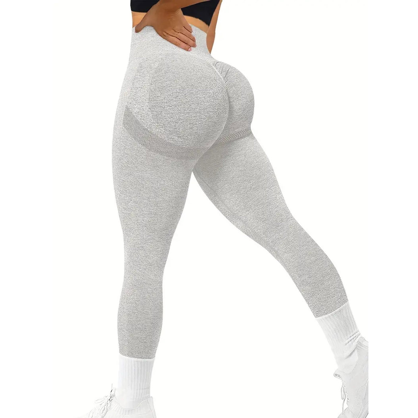 Biziza Seamless Yoga Pants for Women Tight 2025 Yoga High Waisted ...